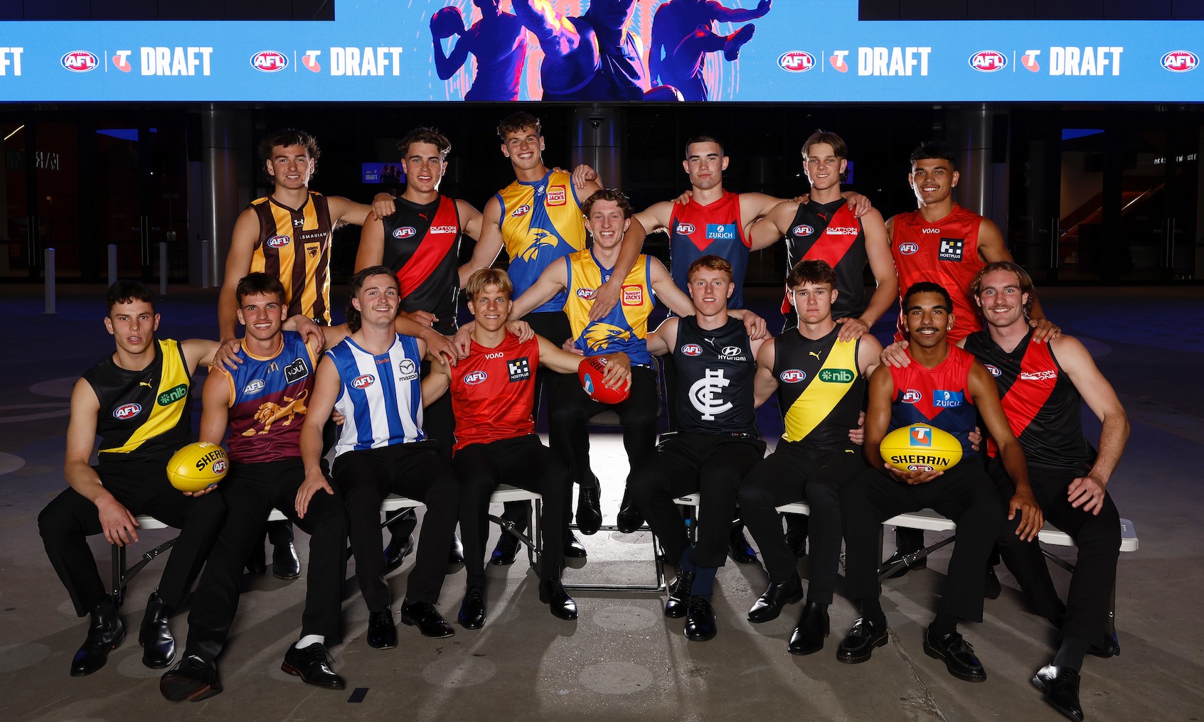 Each first-round pick of the 2025 AFL National Draft — SEN